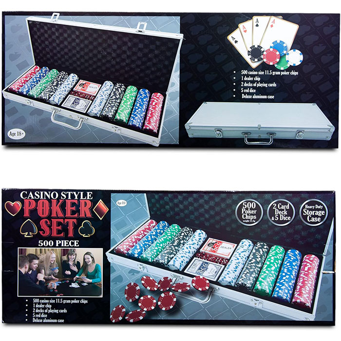 500 Piece Poker Set with Case - Tradeopia Corp.
