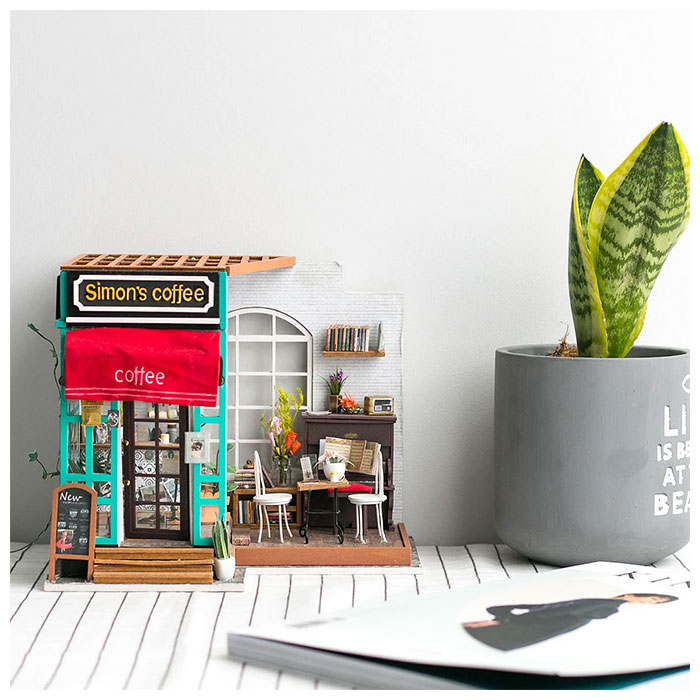 3D Wooden Puzzle Simon’s Coffee Cafe – Tradeopia Corp.