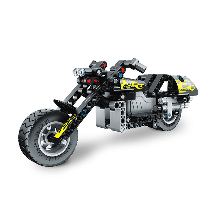 Pull Back Motorcycle Block Kit 183 Pieces - Tradeopia Corp.