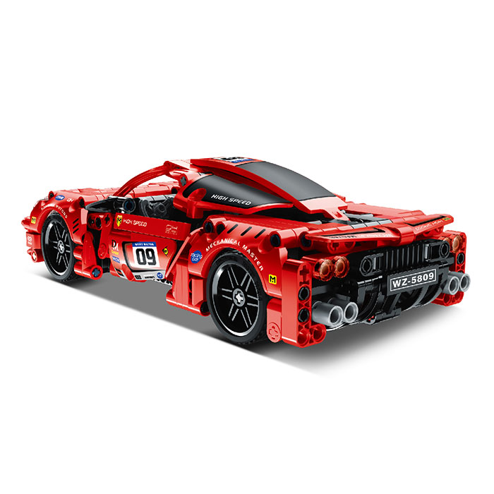 Pull Back Block Kit Super Car 1 - 437 Pieces - Tradeopia Corp.