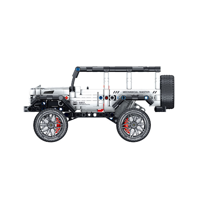 Pull Back Block Kit Off Roader 1 with Shock Absorber - 434 Pieces ...