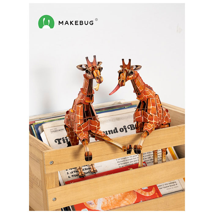 3D Puzzle Giraffe - 113 Pieces - Tradeopia Corp.