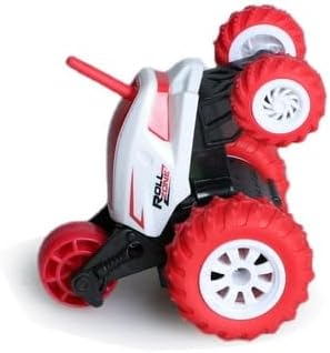 R/C Roll Zone Mini Stunt Car (Red) with Remote Control 2.4GHz, Turn ...